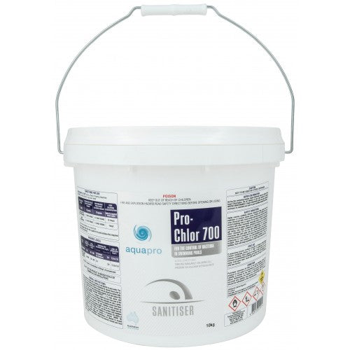 AQUAPRO PRO-CHLOR 700 GRANULAR CHLORINE 10KG – Dural Pool Shop
