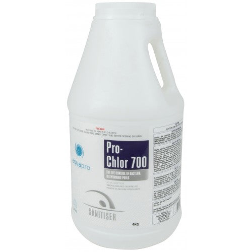 AQUAPRO PRO-CHLOR 700 GRANULAR CHLORINE 4KG – Dural Pool Shop